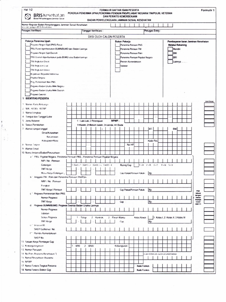 Form BPJS | PDF