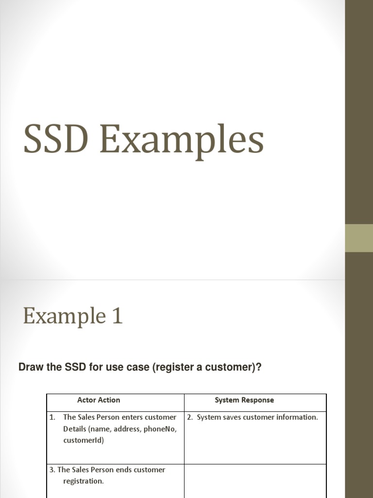 SSD Example | PDF | Ticket (Admission) | Cheque