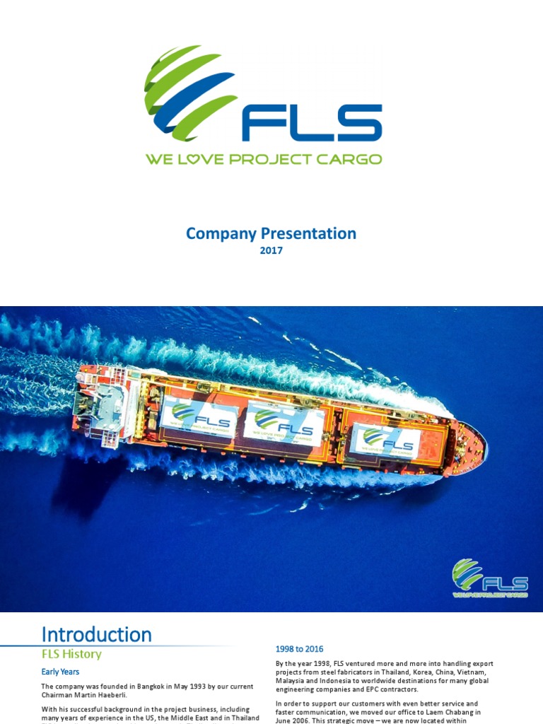Company Presentation 2017: An Overview of FLS History, Services ...