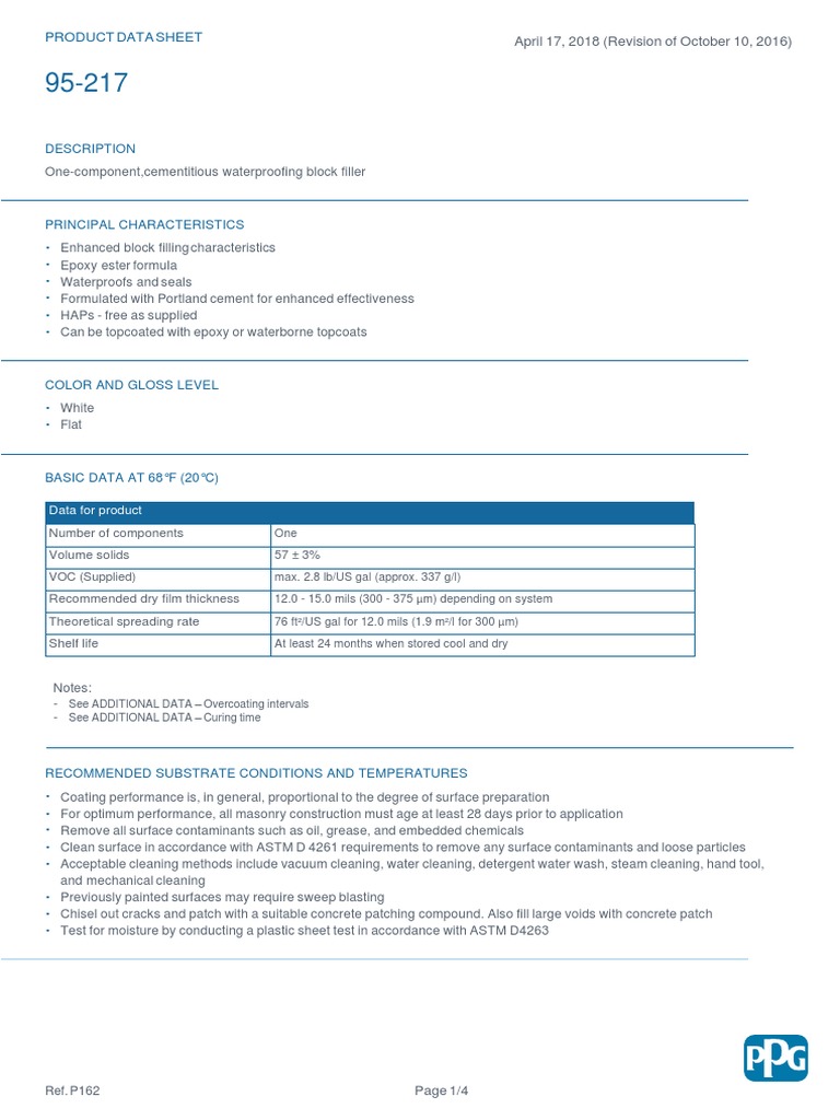 PPG en-US P162.Output | Download Free PDF | Paint | Implied Warranty