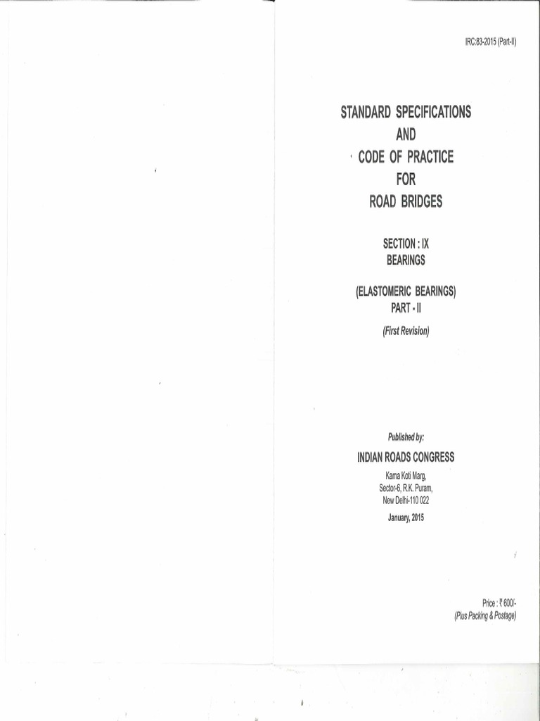 IRC-83-Part II-2015 PDF | PDF