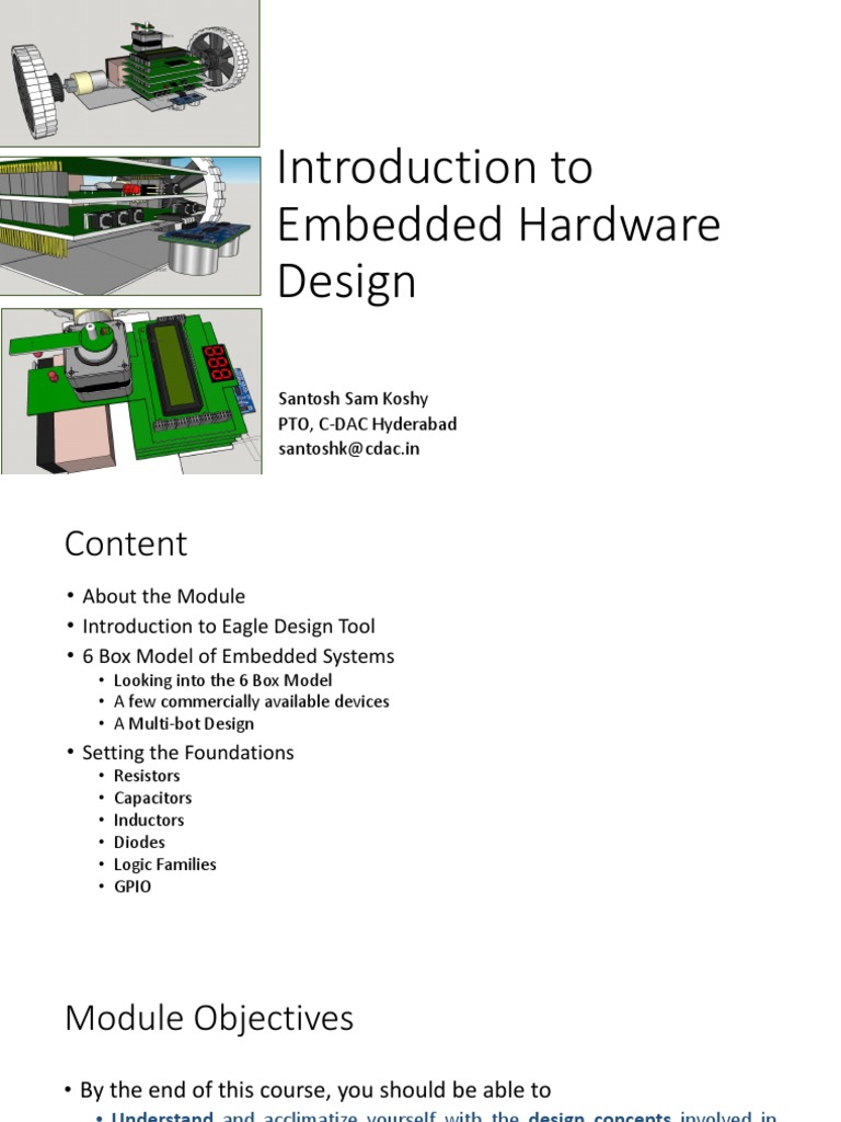 Introduction To Hardware Design | PDF | Capacitor | Resistor