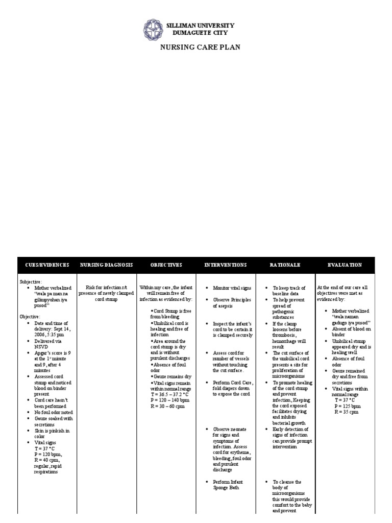 NCPs for Infant | Breastfeeding | Infants | Free 30-day Trial | Scribd