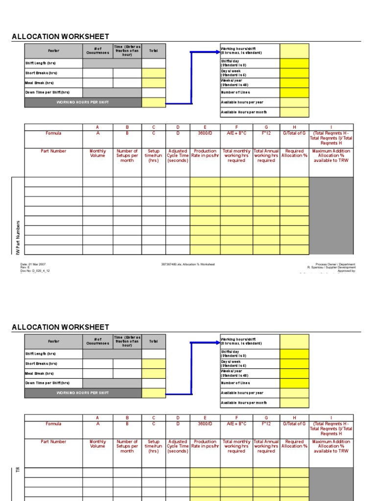Supplier Run Rate Calculator | PDF | Heart Rate | Human Resources