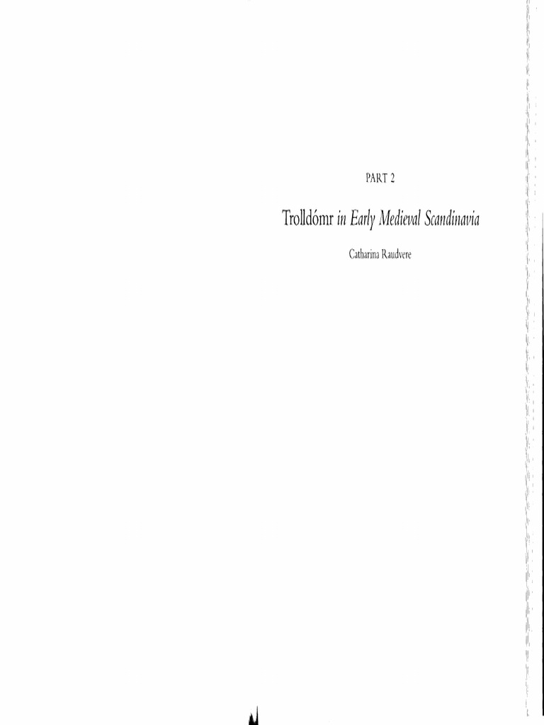 Trolldómr in Early Medieval Scandinavia-Catharina Raudvere.pdf | PDF ...