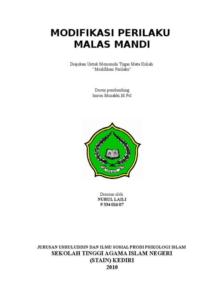 Perilaku Malas Mandi | PDF