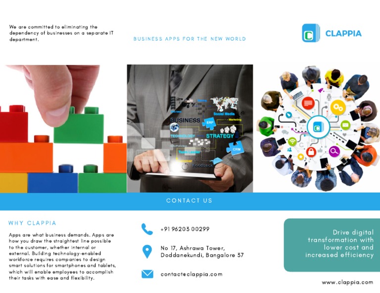 Clappia Brochure Page 1 | PDF