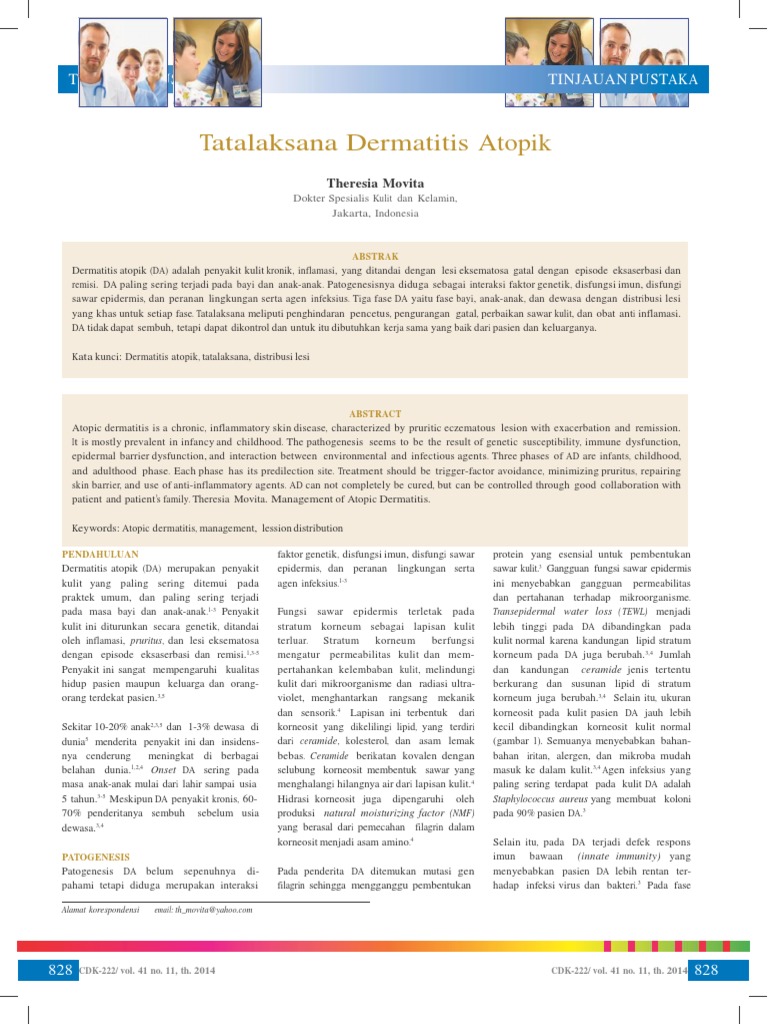 Tatalaksana Dermatitis Atopik | PDF