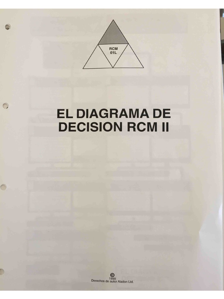 Cap 7 y 8 RCM Hoja de Decision | PDF