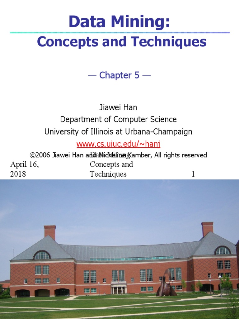 Concepts and Techniques: Data Mining | PDF | Data Mining | Databases