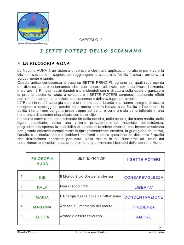 2.i Sette Poteri Dello Sciamano PDF | PDF