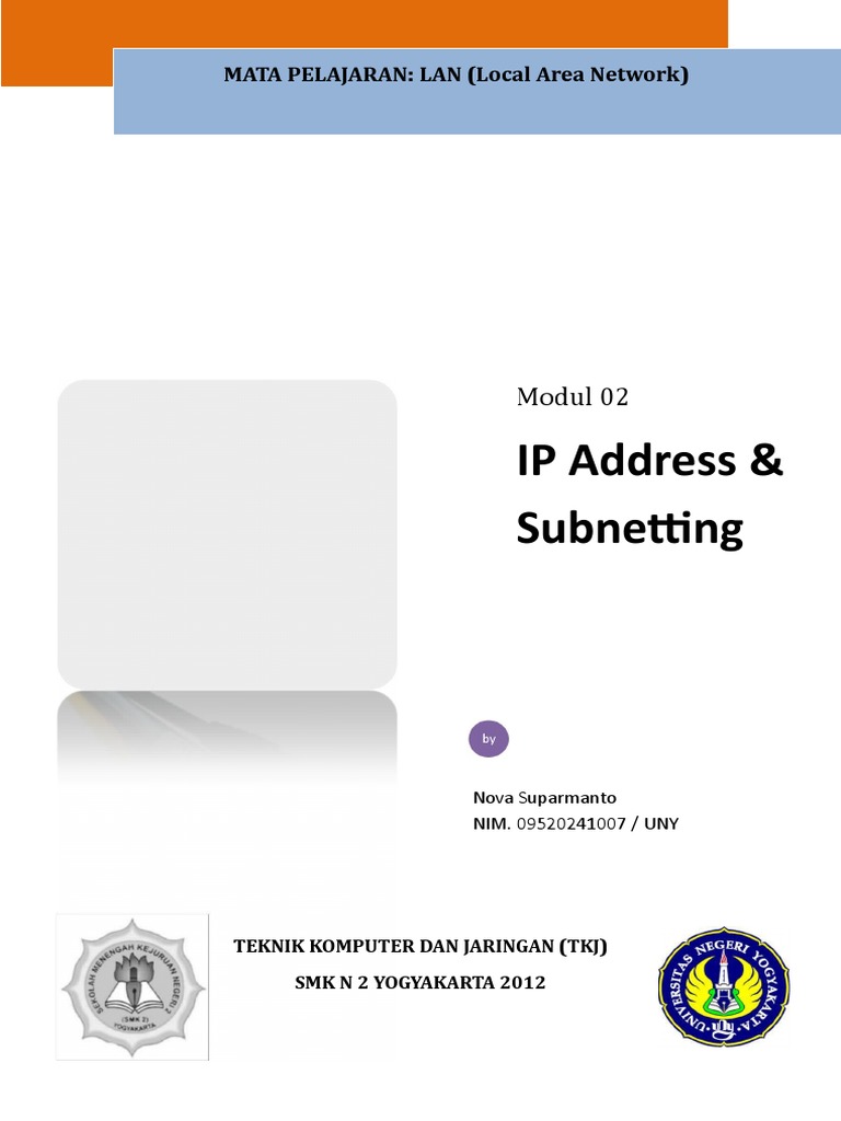 IP Address and Subnetting TEKNIK KOMPUTER | PDF | Teaching Methods & Materials | Computers