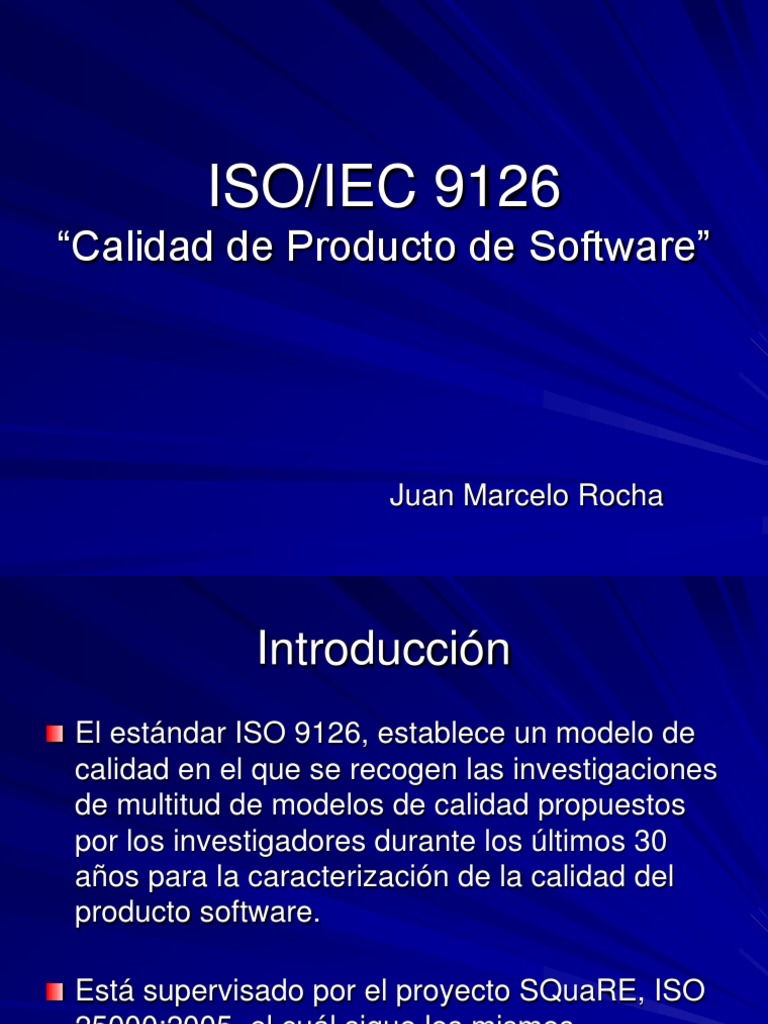Iso 9126 | PDF | Software | Calidad (comercial)