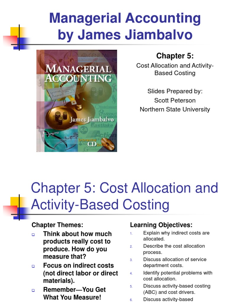 Managerial Accounting by James Jiambalvo: Cost Allocation and Activity ...