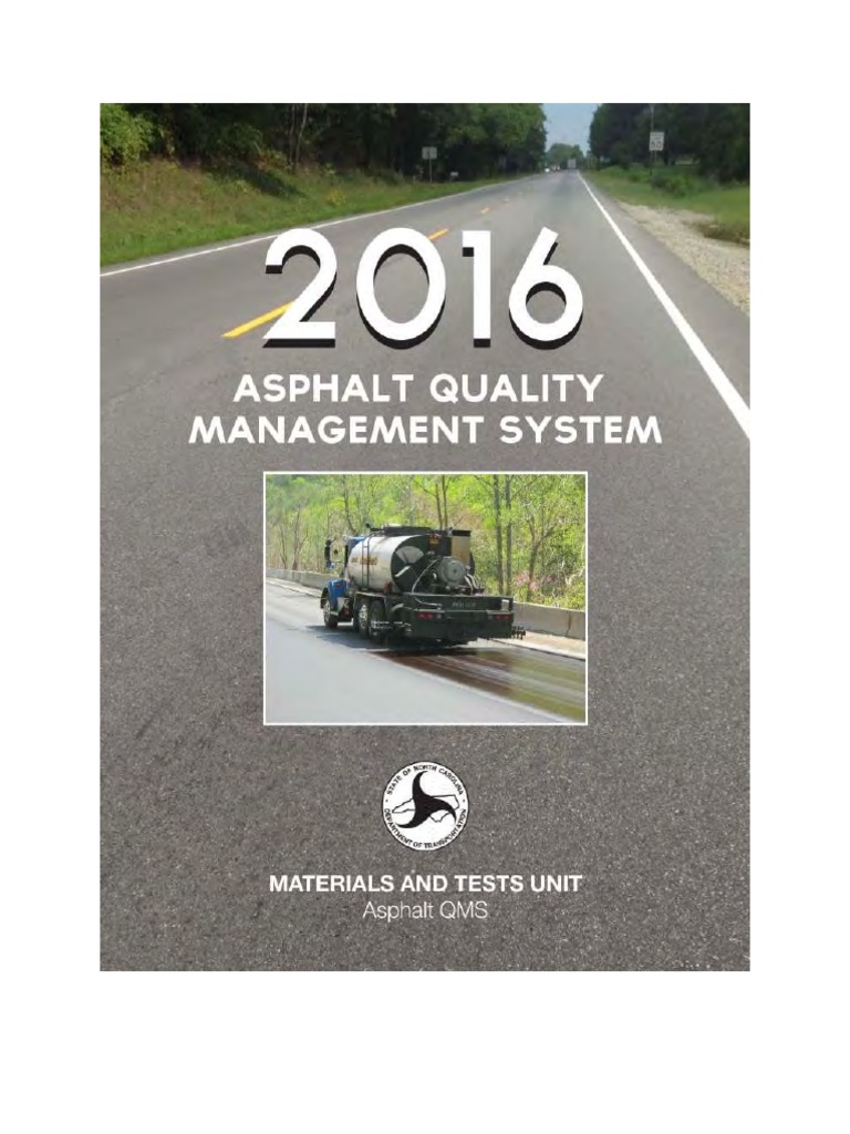 2016 QMS Asphalt Manual | PDF | Quality Assurance | Road Surface