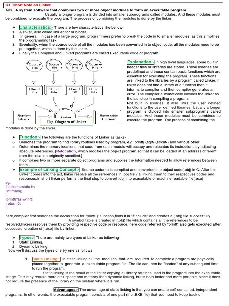 System Programming Notes Pdf Library Computing Parsing