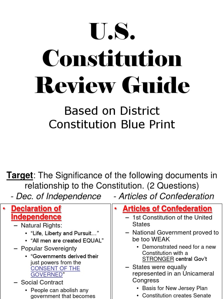 Us Constitution Review PP | PDF | Electoral College (United States ...