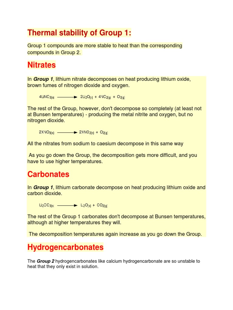 S Block Elements | PDF | Hydroxide | Sodium