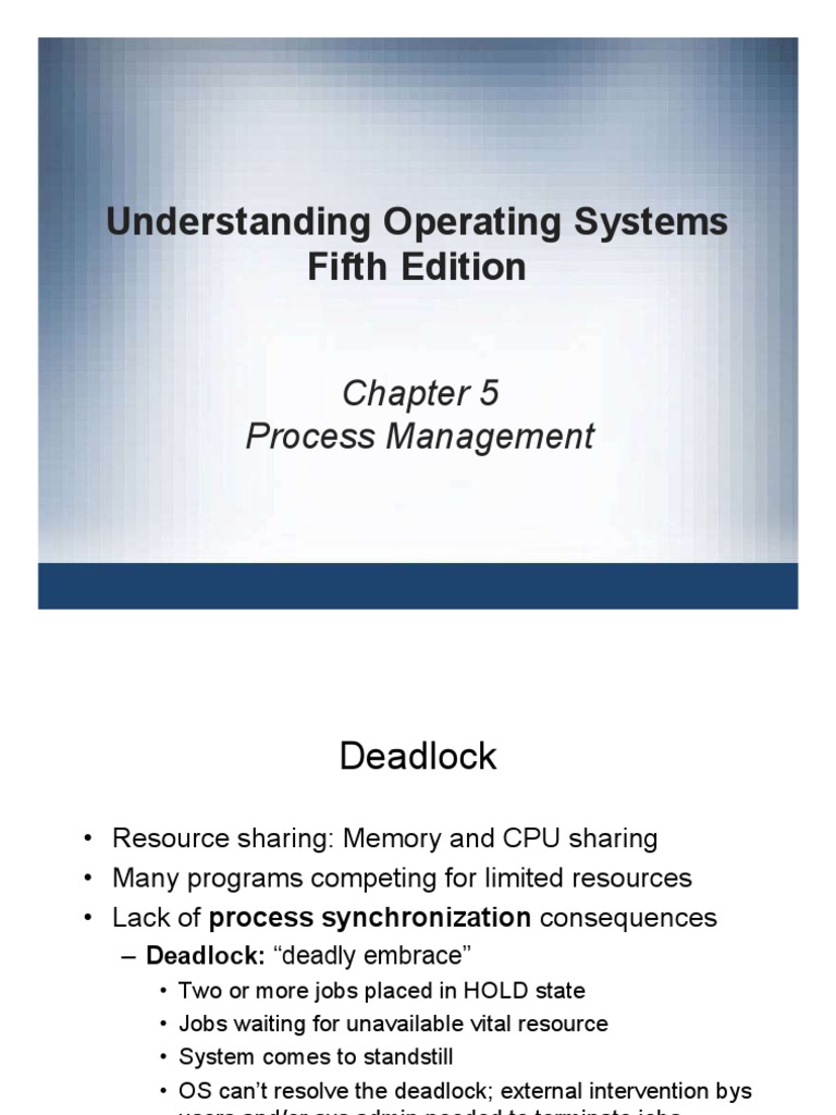 Understanding Operating Systems Fifth Edition: Process Management | Download Free PDF ...