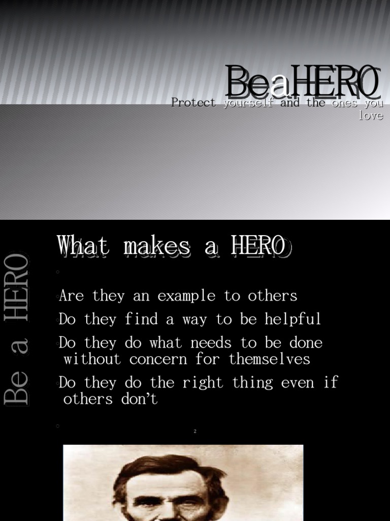 Be Hero: Protect Yourself and The Ones You Love | PDF | Behavioural ...