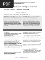 Fukuda Stepping Test SAMPLE | PDF | Neuroscience | Clinical Medicine