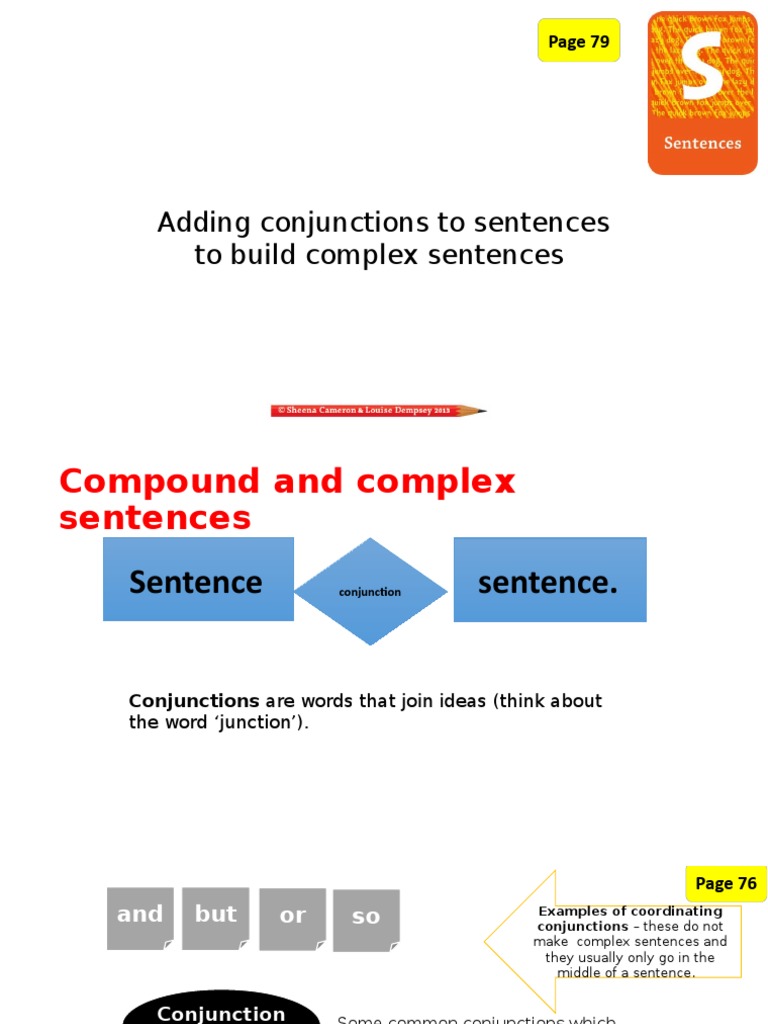 complex sentences sheena cameron | Sentence (Linguistics) | Grammar