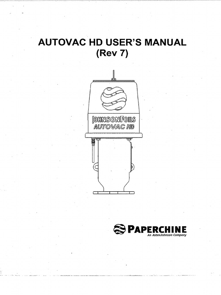 Autovac HD User Manual Rev 7 | PDF