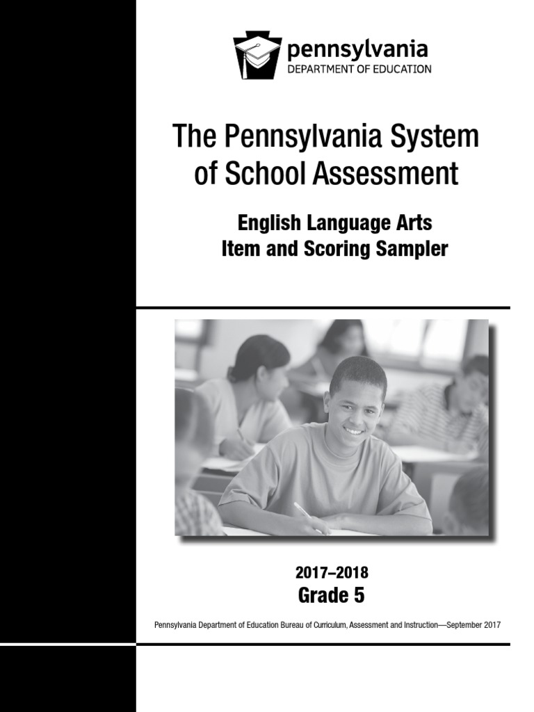 2017 Pssa Iss Ela Grade 5 | PDF | Multiple Choice | Educational Assessment