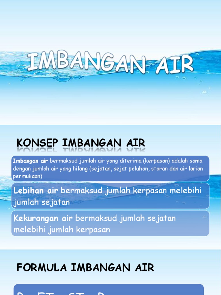 Sistem Hidrologi - Imbangan Air | PDF
