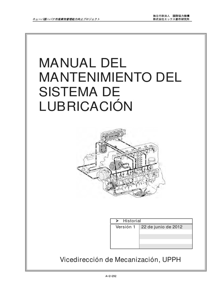 MANUAL-DEL-MANTENIMIENTO-DEL-SISTEMA-DE-LUBRICACIoN.pdf | Aceite de motor | Soldadura