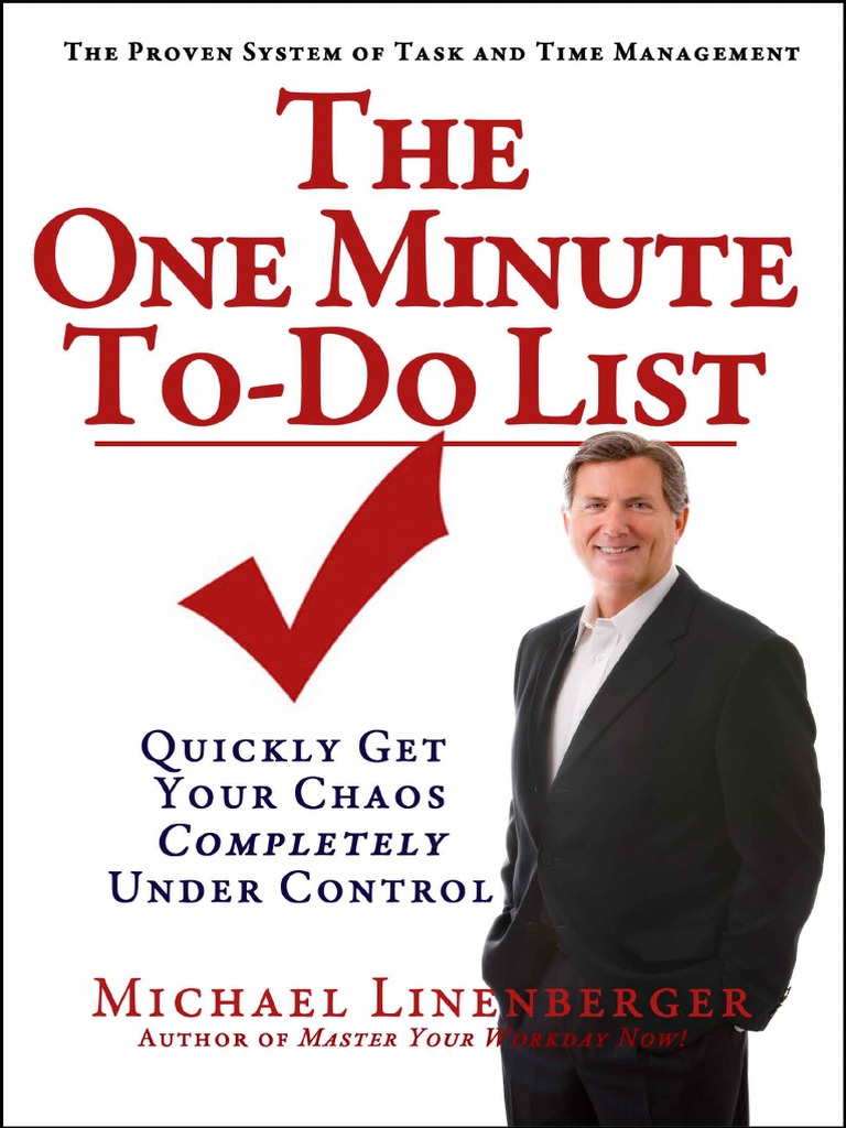 The One Minute To-Do List | PDF | Time Management | Professional Skills