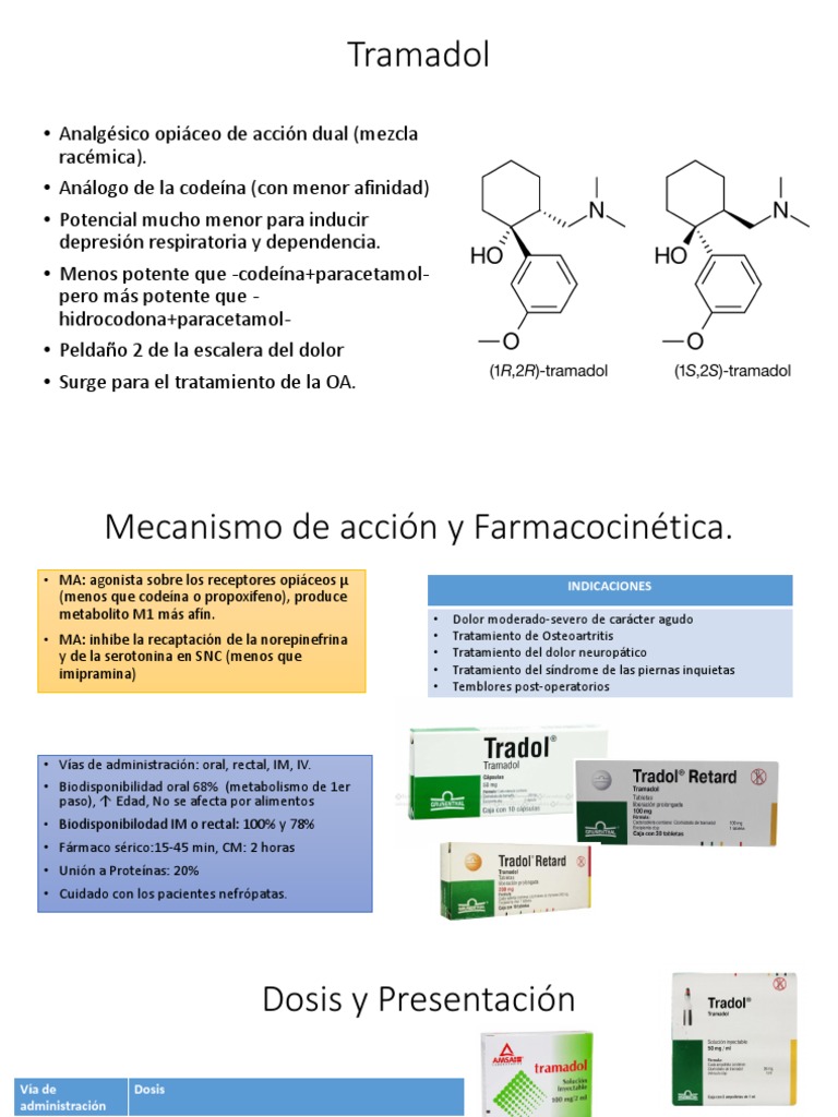 Tramadol | PDF | Drogas | Farmacología