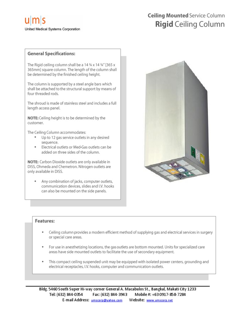 Ceiling Column | PDF