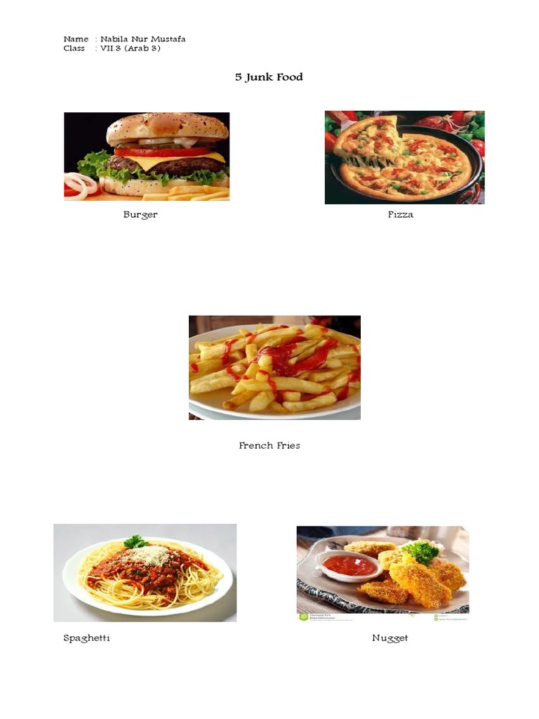 Five Unhealthy Foods