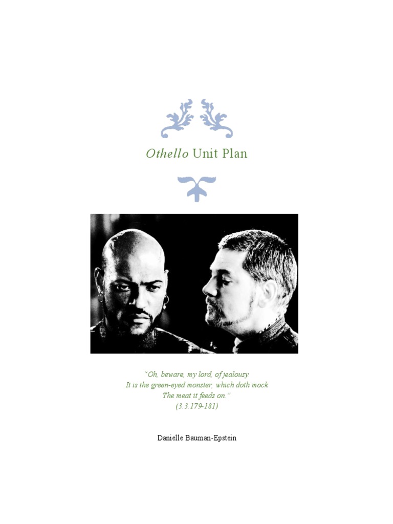 Othello Unit for IB Sophomores | PDF | Iago | Othello