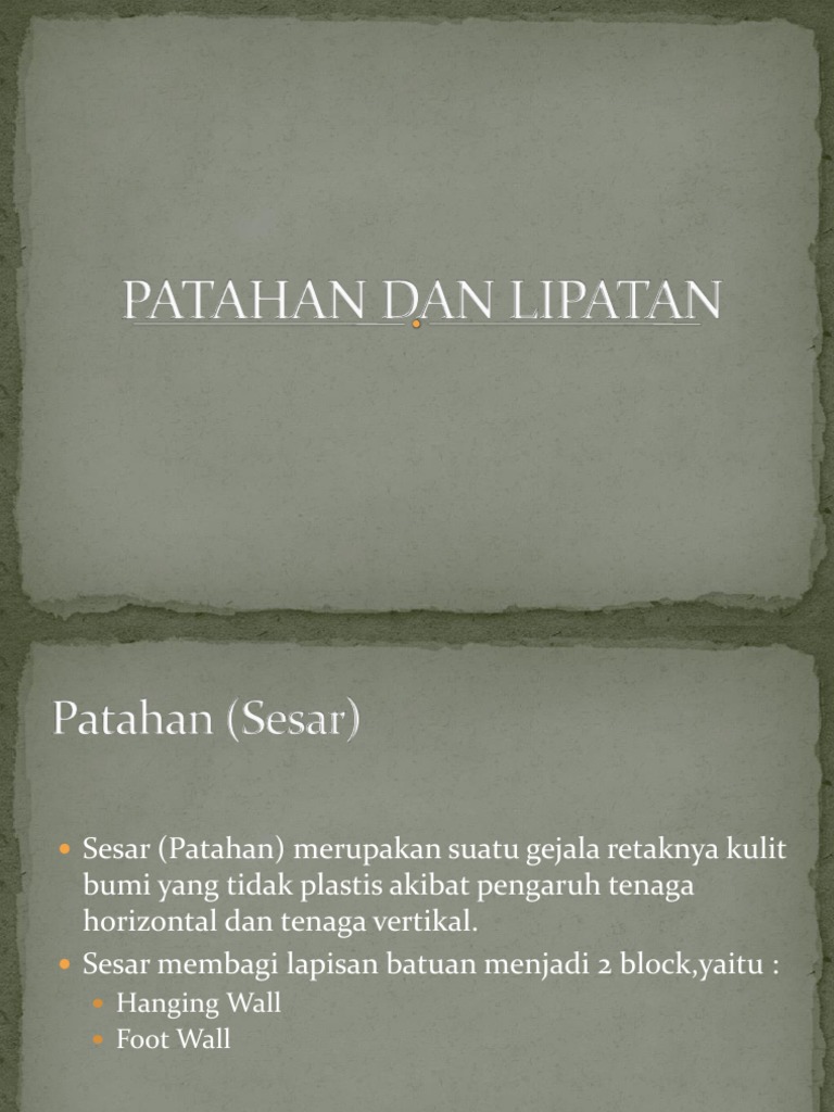 Struktur Patahan dan Lipatan Geologi | PDF
