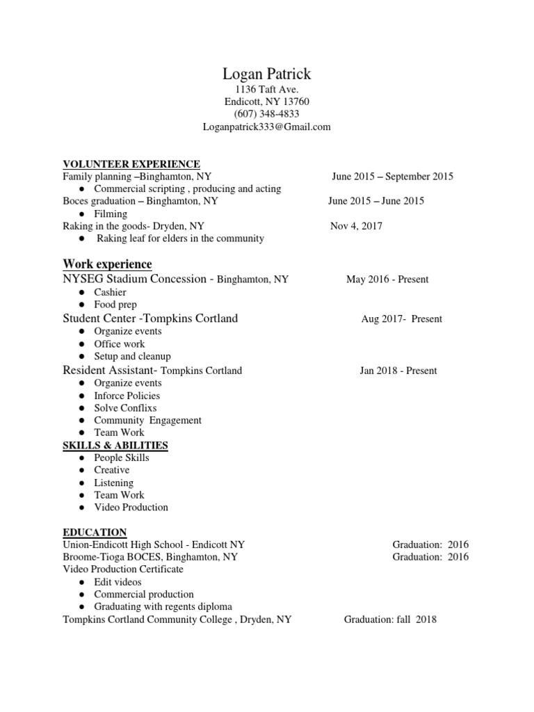 Patrick Resume Updated 1 | PDF