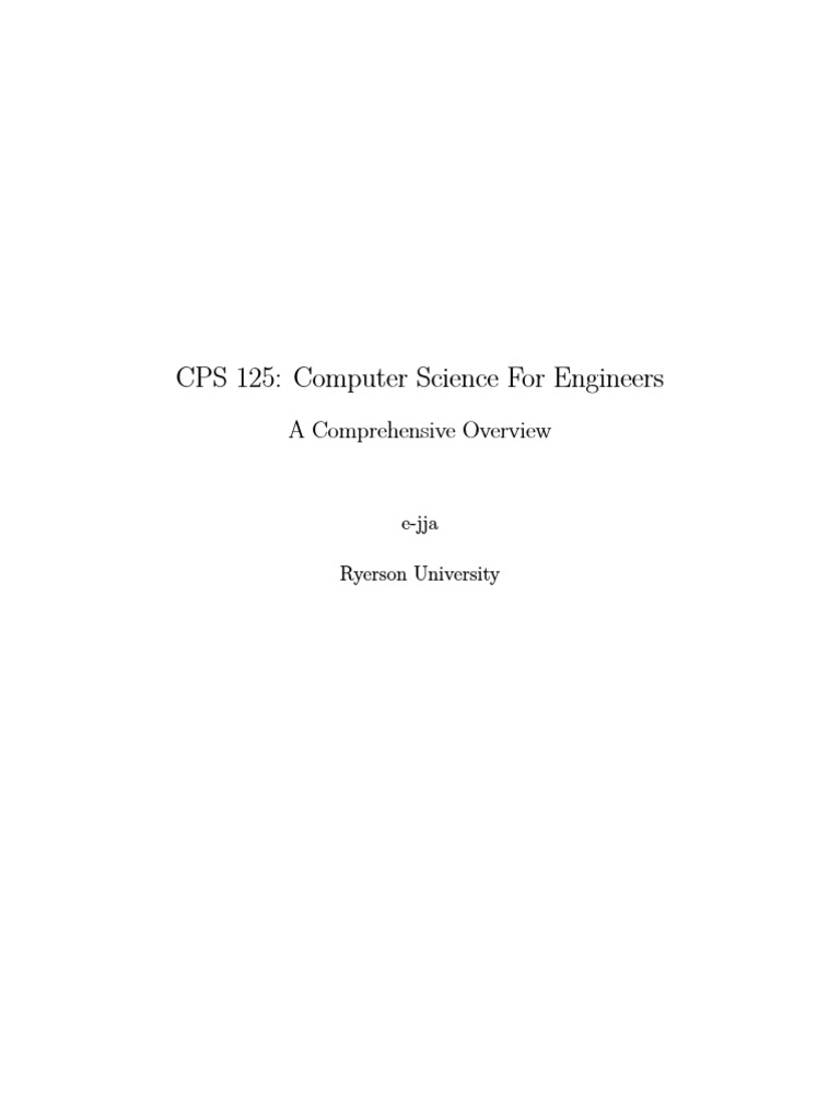 CPS125 - Course Guide | PDF | Pointer (Computer Programming) | Computer ...