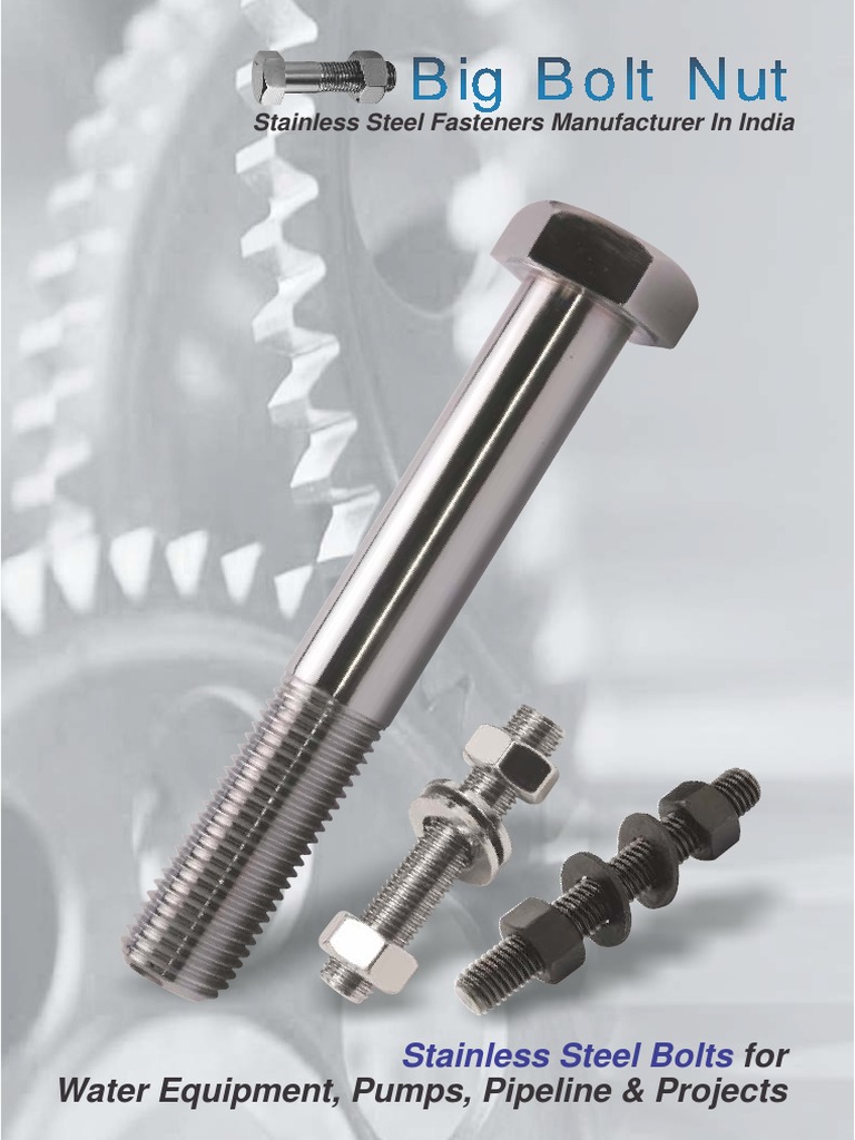 Big Bolt Nut Brochure PDF | PDF | Screw | Nut (Hardware)