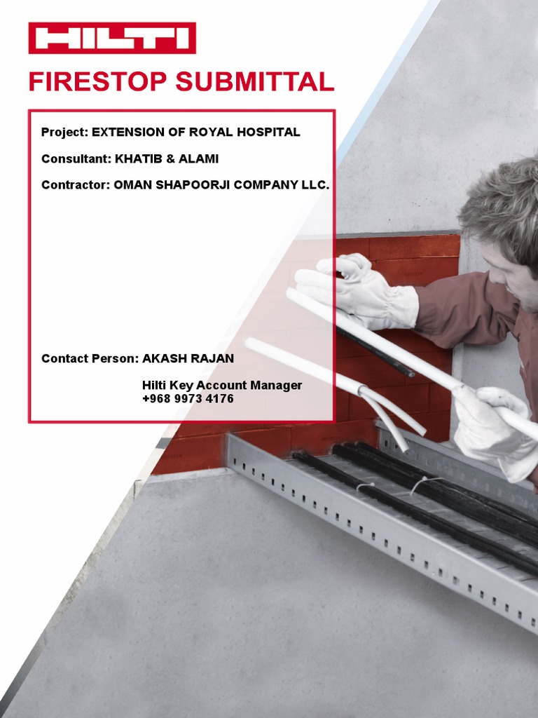 Royal Hospital Extn - OSCO - Hilti Firestop CP606 Joints Submittal | PDF | Building Materials ...