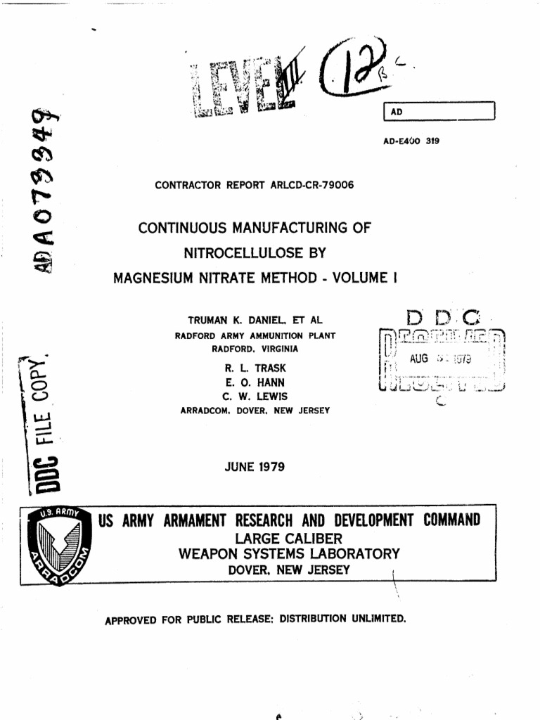 Nitroceluloza Stari Proces | PDF | Nitric Acid | Sulfuric Acid