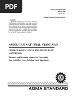 Iso 1328-1 - Cylindrical - Gears | PDF | Engineering Tolerance | Distance