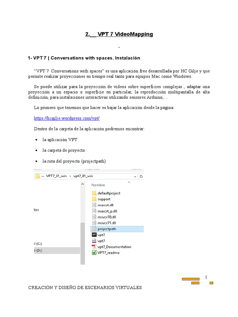 UD 2 - VPT 7 - VideoMapping | PDF | Ventana (informática) | Point and Click