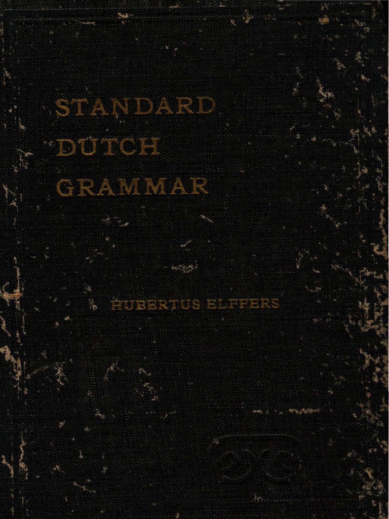 Standard Dutch Grammar | PDF | Grammatical Gender | English Language