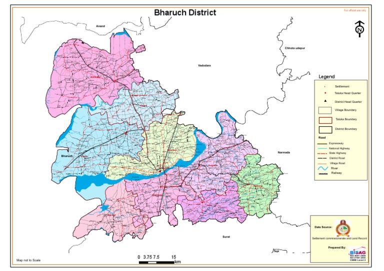 Bharuch District Village Map Overview | PDF