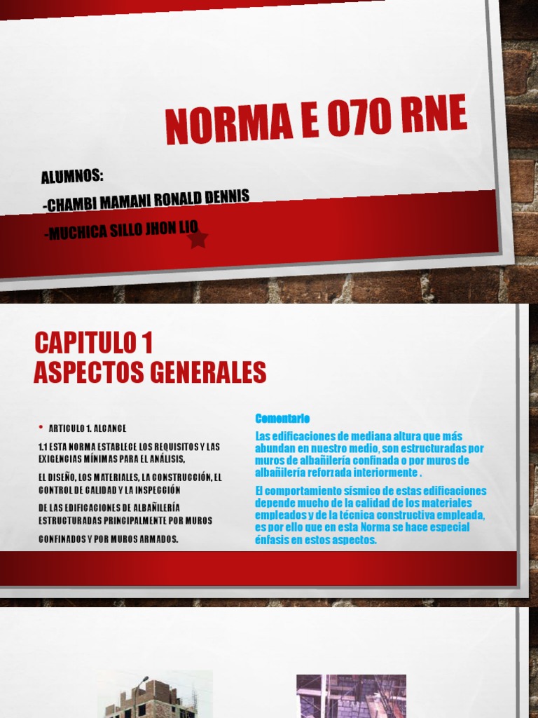Norma e 070 Rne | PDF