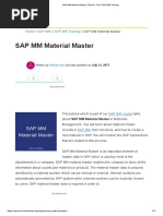 How To Assign An UNSPSC Code Into Material Master in SAP Without Using ...