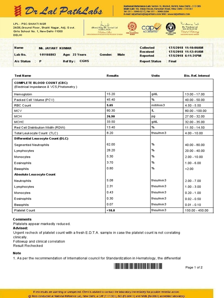 SL Report PDF | PDF | Tissue (Biology) | Clinical Pathology