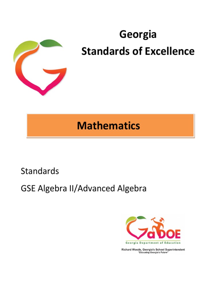 Algebra II Advanced Algebra Standards | PDF | Polynomial | Complex Number