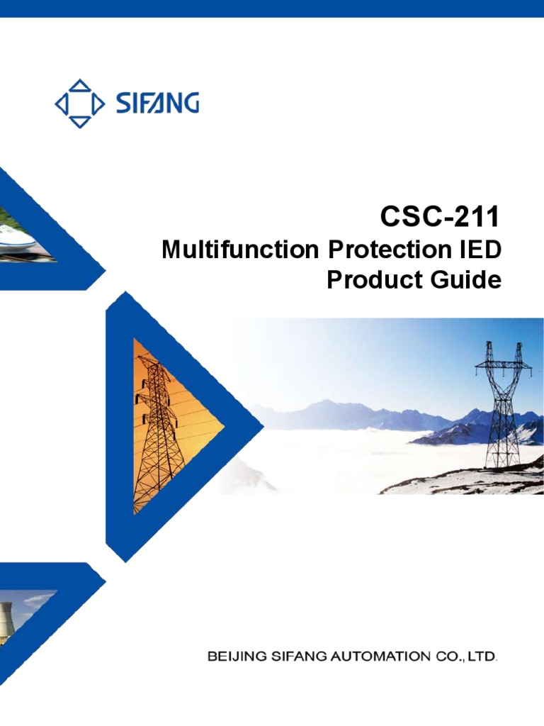 CSC 211 Multifunction Protection IED Product Guide V1 20 PDF | PDF ...